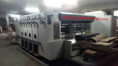 Cina Stampa di colori del CE 1-5 150pcs/Min Used Flexo Printer Slotter in vendita
