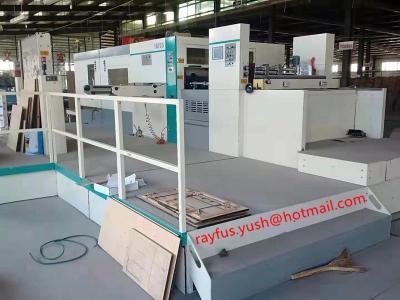 China Karton 18mm Automatische Flatbed Matrijzensnijder gebruikte Golfmachines Te koop