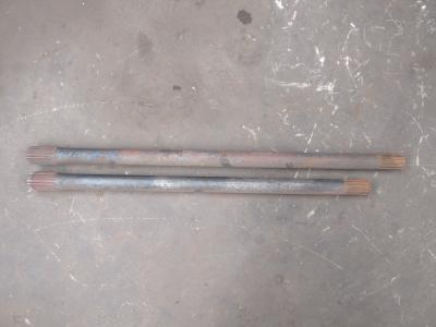 China Black Long Short Half Axle Replacement 16 Model Mini Loader Parts for sale