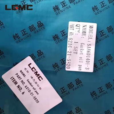 China excavator  SAA6D140E-3  	part	power system 	6210-21-5820		Gasket oil pan for sale