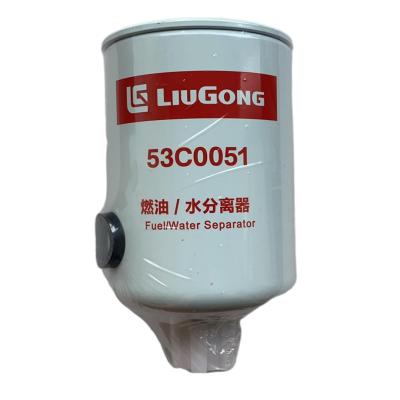 China 53C0051 OIL WATER SEPARATOR For LIUGONG Wheel Loader CLG862 Excavator CLG927D Roller CLG620H for sale