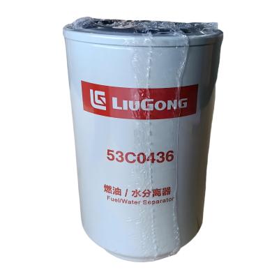 China 53C0436 FUEL WATER SEPARATOR For LIUGONG Excavator CLG225C CLG915D CLG922LC Roller 6212EG4 for sale