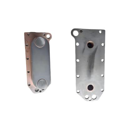China 4386525 Oil Cooler For LIUGONG Wheel Loader LG855N、CLG856H、ZL50CN Excavator CLG936LC、CLG939LC Engine 6C8.3、6CT8.3、ISC8.3、QSC8.3 for sale