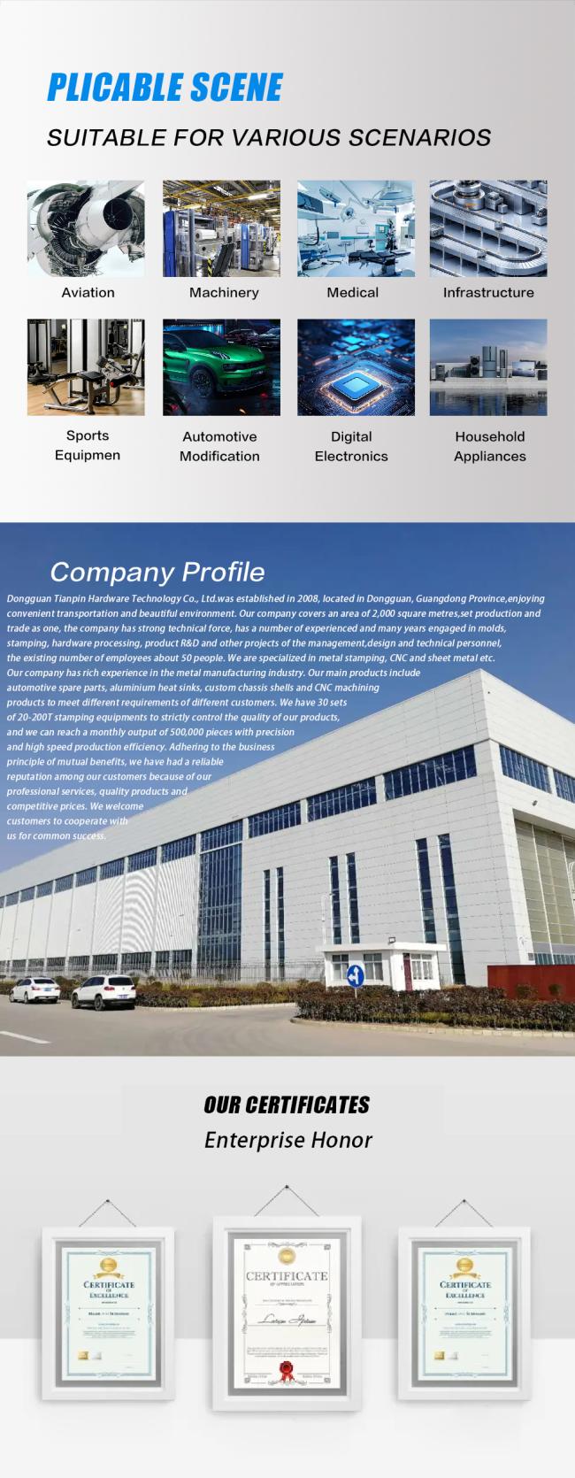 Manufacturing facility producing high-quality heatsinks