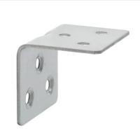 China Anodized Corner Right Angle Metal Bracket Extruded Aluminum Brackets Hardware for sale