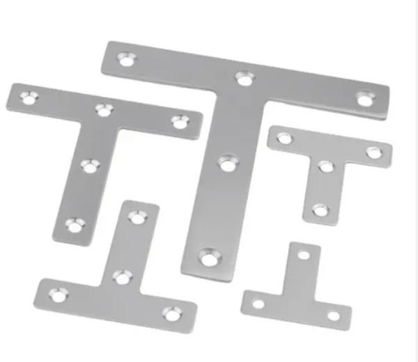 Quality Black Powder Coating Wall Mount Corner Metal Angle Brackets For Wood Furniture for sale