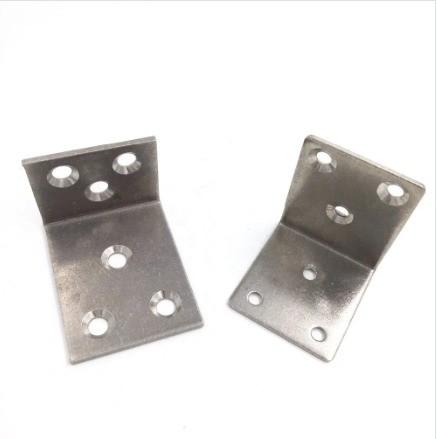 Quality Black Powder Coating Wall Mount Corner Metal Angle Brackets For Wood Furniture for sale