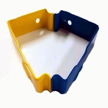 China Galvanized Carbon Steel V-Shaped Spring Crate Clip for Yellow or Custom Logo Needs for sale