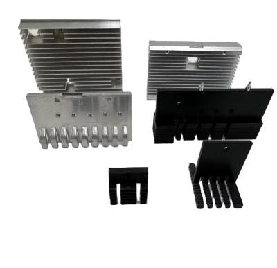 China ZINC PLATED Finish CNC Machined Heat Sink for Electronics from OEM Aluminum Profile for sale