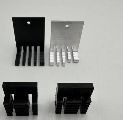 China ZINC PLATED Finish CNC Machined Heat Sink for Electronics from OEM Aluminum Profile for sale