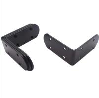 China Metal L Corner Connection Bracket with Galvanized Powder Coating and Adjustable Design for sale