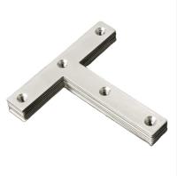 China Aluminum Stamping Bending Angle Metal Joist Brackets Deburring Customized for sale