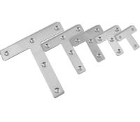China Aluminum Stamping Bending Angle Metal Joist Brackets Deburring Customized for sale