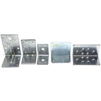 China Adjustable 2 X 4 Table Corner Wall Steel Metal Bracket Polished for sale