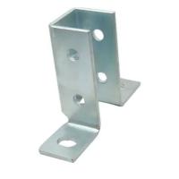 China Wall Mounted Aluminum 90 Angle Brackets Stainless Steel U Bracket Angle Fixed for sale
