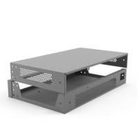 China Galvanized Brushed Aluminum PC Case Protective Shells Aluminum Enclosure for sale