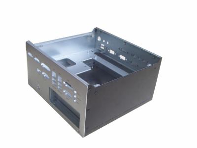 Cina Fabbricazione di involucri in acciaio con cassa PC in alluminio spazzolato con timbro d'argento in vendita