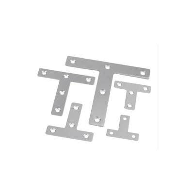 중국 T 모양 브래킷 스탬핑 굽기 장착 쉬운 설치 탄소 강철 판매용