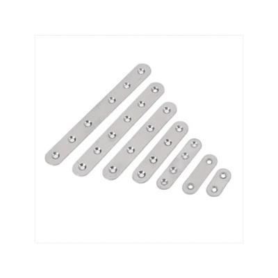 China Metal Stamping Parts I Shape Adjustable Wall Shelf Bracket Furniture Hardware Connector for sale