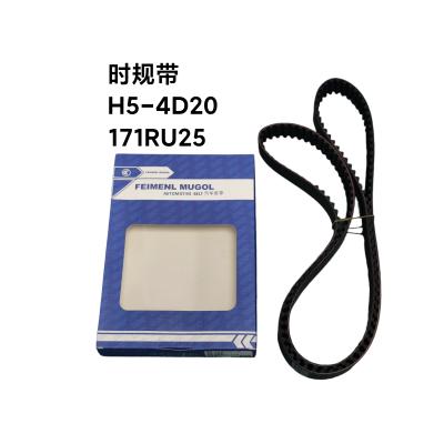 China High-Performance 171RU25 Timing Belt 1021013A-ED01 OEM for Great Wall Haval H5 4D20 Applications, designed to ensure accurate synchronization and long-lasting durability. for sale
