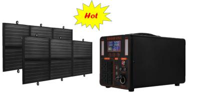 Cina centrale elettrica portatile della batteria 1.5kw con il pannello solare in vendita