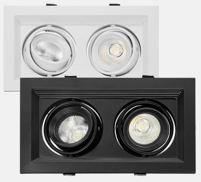 China 15W Led Embedded Household Double Head Spotlight Bold Light Without Main Light for sale