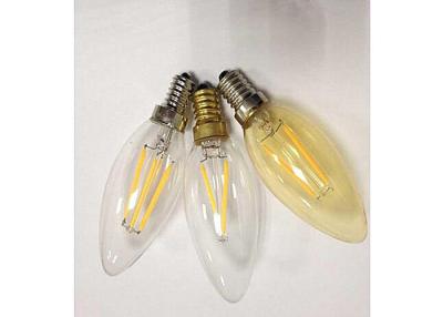 China 4 Watt Filament LED Light Bulbs AN-DS-FC35-4-E14-01 3500K High Efficiency for sale