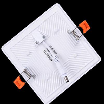 China Shopping Mall Use Frameless Panel Light Insert Mount Square Version High Illumination for sale