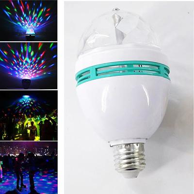 China Disco Birthday Party And Club Bar B22 Led Full Color Rotating Lamp CRI80 for sale