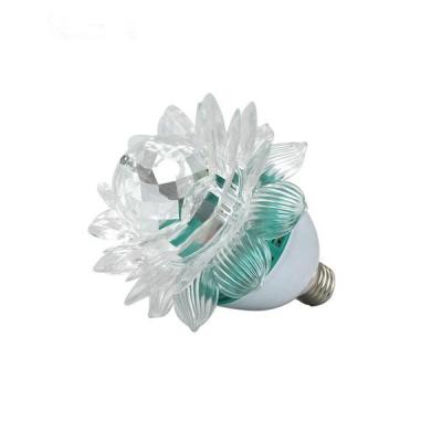Cina Cri70 E27 o B22 ha condotto il partito magico del fiore di Lotus Lamp Rotating Plastic Expand in vendita