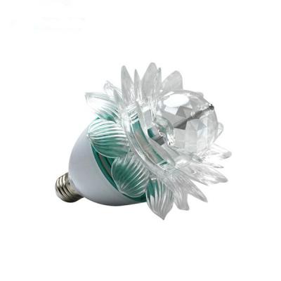 Cina Cri70 E27 o B22 ha condotto il partito magico del fiore di Lotus Lamp Rotating Plastic Expand in vendita