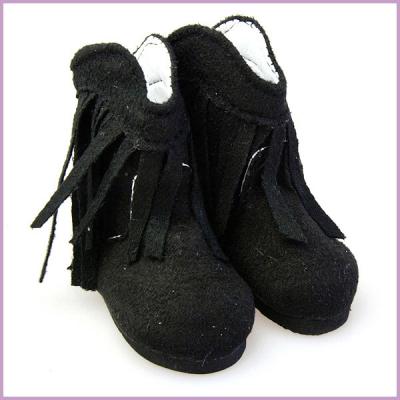 China cotton 18 inch doll shoes black ladies boot shoes supplier for sale