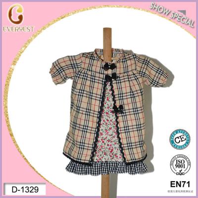 China 18 inch doll clothes tutorial fashion plaid shirt clothes for sale
