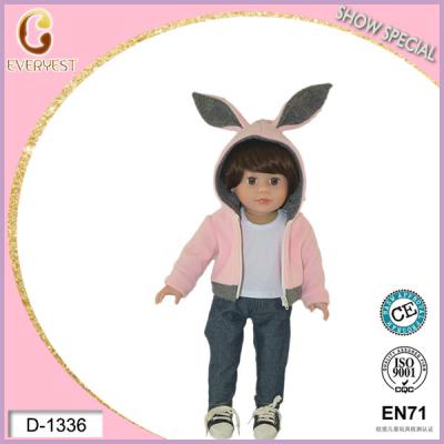 China doll clothes accessories lot pink cute rabbit clothes for wholesale for sale
