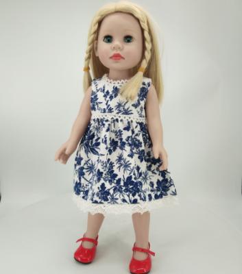 China 2018 new design fabric cotton fashion doll clothes for 18 inch american girl doll for sale