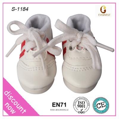 China Chinese custom white sport doll shoes for baby dolls for sale
