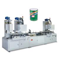 Quality 0.5-3L Round Paint Can Making Machine For Metal Can Making for sale