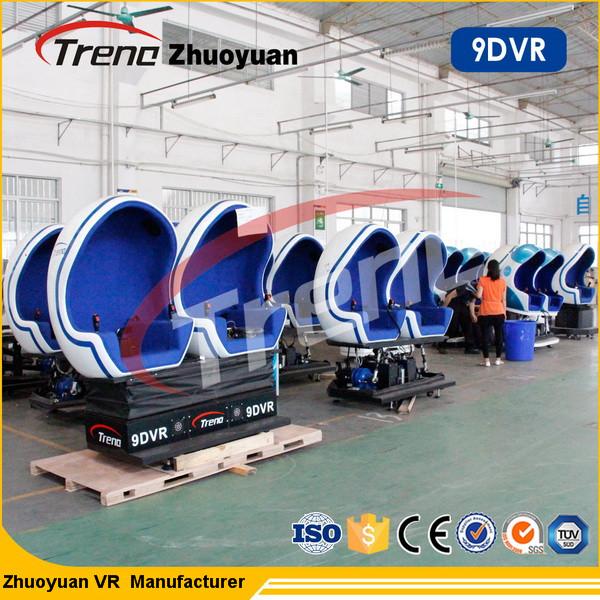 New Experience In 9D Virtual Reality Simulator With Immersion Helmet For Shopping Mall