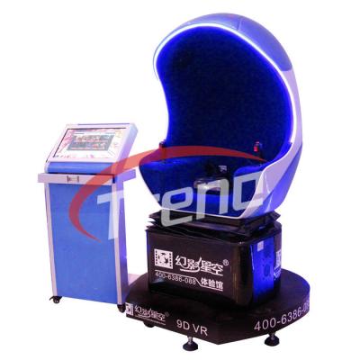 China Amazing Blue 9D Virtual Reality Simulator ,  VR Game 9D Action Cinema CE Approved for sale