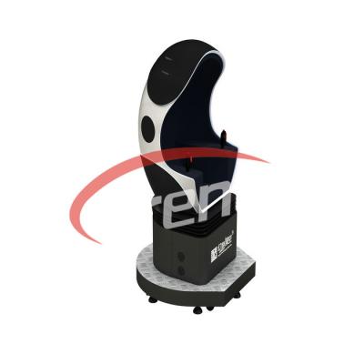 China Black Shooting 9D Virtual Reality Simulator With Electric Servo System ISO 9001 Approved for sale