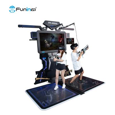 China Multiplayer 9D Virtual Reality Simulator FPS VR Walker Game Shooting Machine for sale
