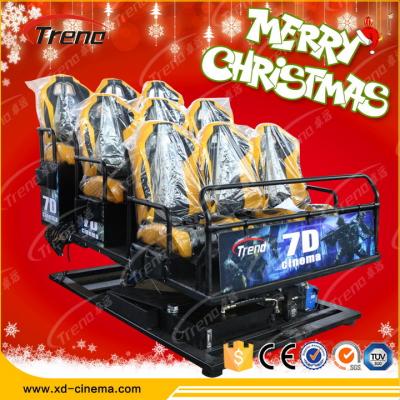 Cina Pistola del parco di divertimenti che spara l'attrezzatura del cinema 7D con la piattaforma elettrica di 6 DOF in vendita