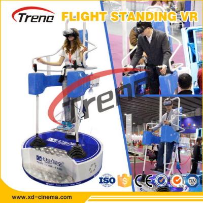 China Amusement Park Video Game Virtual Reality Gaming Devices With 360 ° Rotating Platform for sale