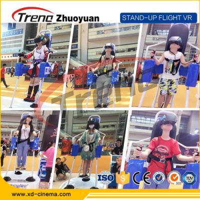 China Amusement Park Video Game Virtual Reality Gaming Devices With 360 ° Rotating Platform for sale