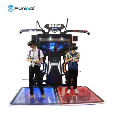 China Indoor  9D Virtual Reality Simulator Multiplayer FPS Interactive Shooting Games Walking Platform for sale