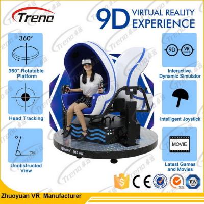 China Multiple Movies 9D Virtual Reality Cinema Game Simulator For Different Ages for sale