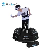 China Interactive Indoor 360 Degree 9D Vr Standing Platform Walker Treadmill Vr Walking for sale