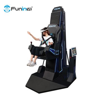 China Unterhaltung mit VR Drop Tower 9D VR Simulator 360° Bewegungen Multiplayer zu verkaufen