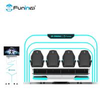 China Interactive Gameplay 9D Virtual Reality Cinema With Realistic Temperature Dynamic Lighting Effects for sale