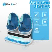 China Dynamic 9D Virtual Reality Cinema Simulator / Two Player Arcade Game Machine for sale